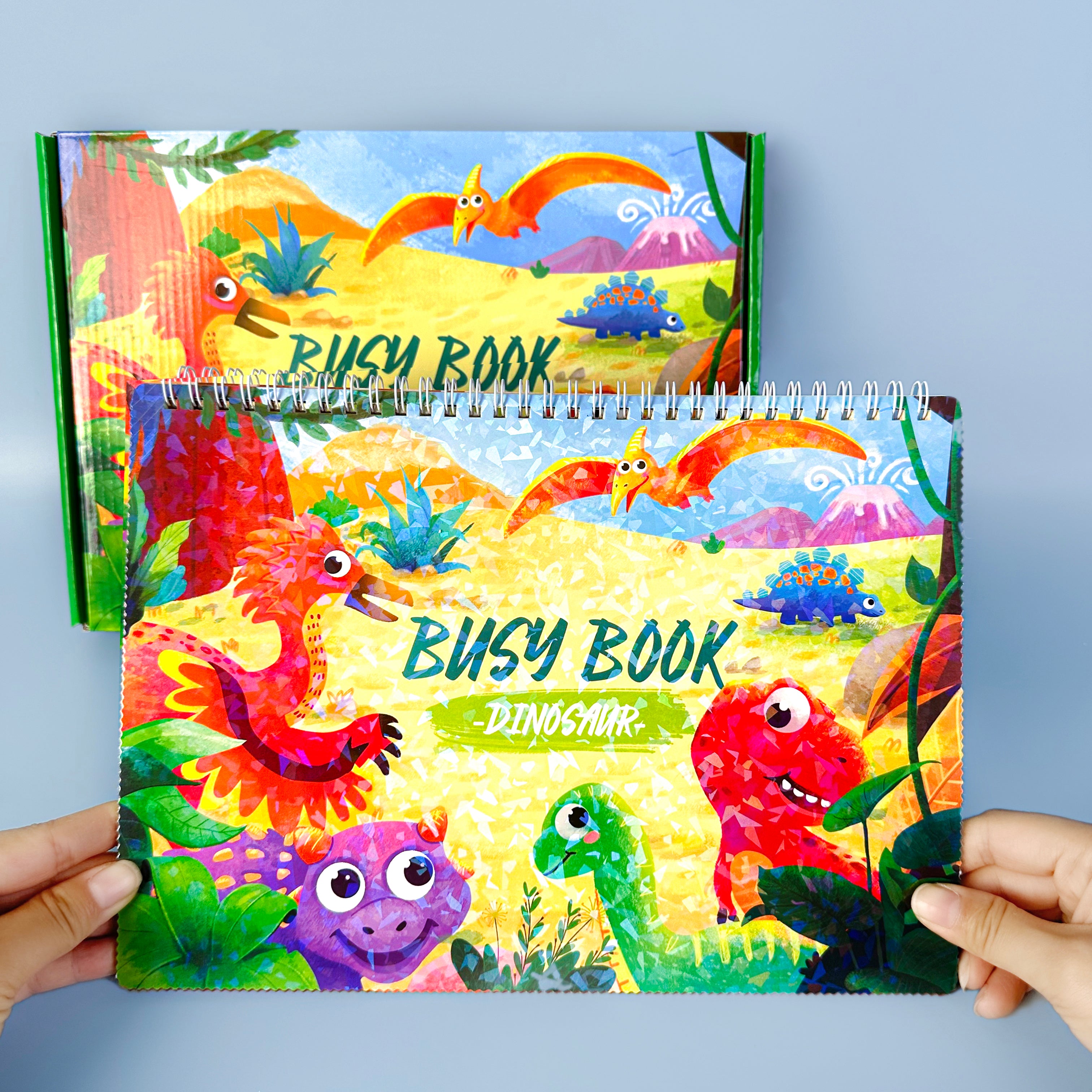 Dinosaur Busy Book For Kids Learning – Yazoo toys