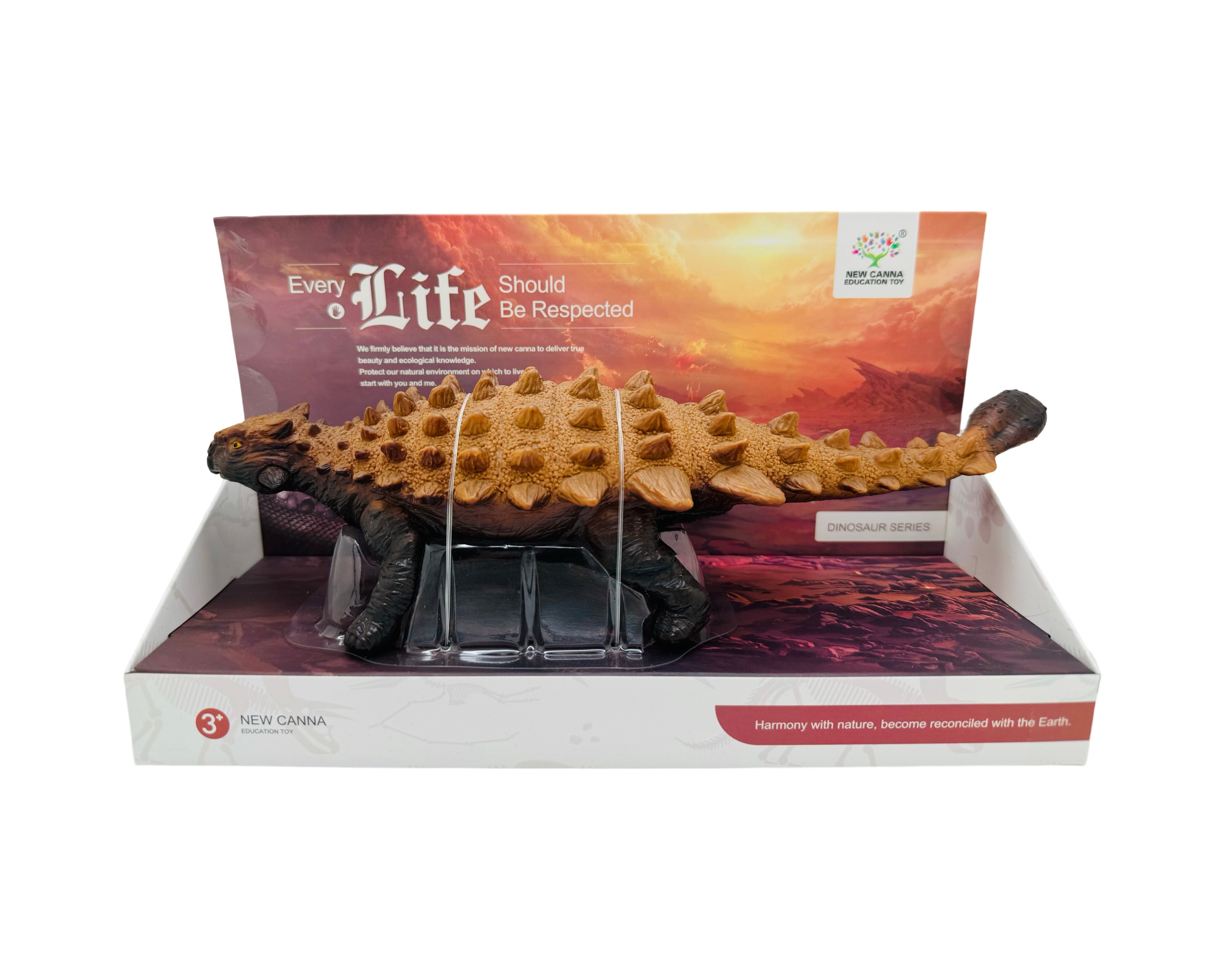 Ankylosaurus Dinosaur Figure Soft Series – Yazoo toys
