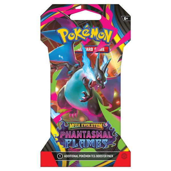 Pokémon TCG: Mega Evolution 2: Phantasmal Flames: Sleeved Booster ...