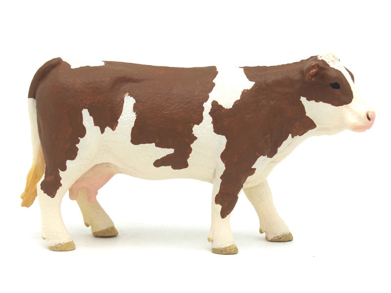 Cow Figure Brown/White – Yazoo toys